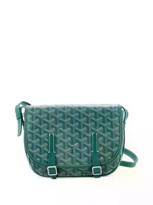 Goyard Belvedere Messenger Bag Coated Canvas Pm Crossbody Bag - Green