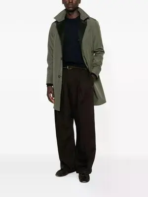 Tagliatore Crew Neck Long Sleeve Sweater - Blue