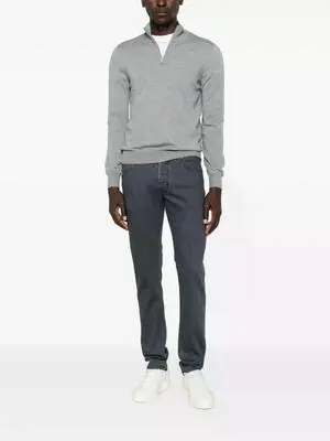Tagliatore Quarter-zip Knit Sweater