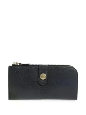 Il Bisonte Hammered Leather Wallet - Blue