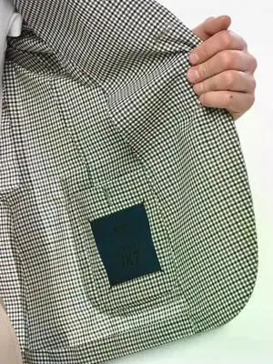 Corneliani Gingham Unlined Blazer