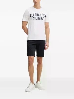 AERONAUTICA MILITARE Logo-print T-shirt - White