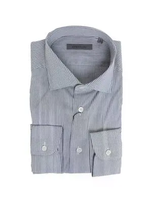 Corneliani Striped French-collar Shirt