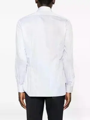 BARBA NAPOLI Check-pattern Long-sleeve Shirt