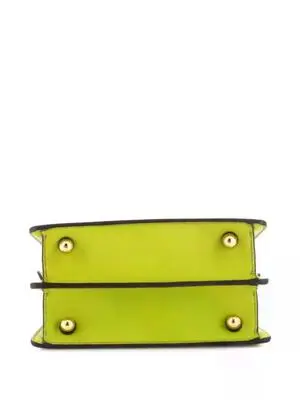 Fendi Peekaboo Iseeu Baguette Leather Crossbody Bag - Green