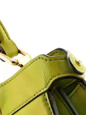 Fendi Peekaboo Iseeu Baguette Leather Crossbody Bag - Green