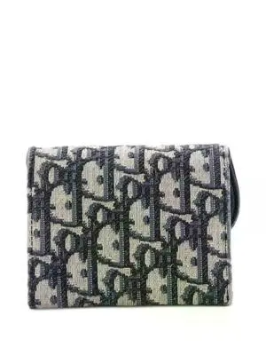 Dior Saddle 5-gusset Case Oblique Canvas Card Holder