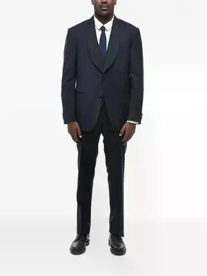 Corneliani Satin-lapel Suit - Blue