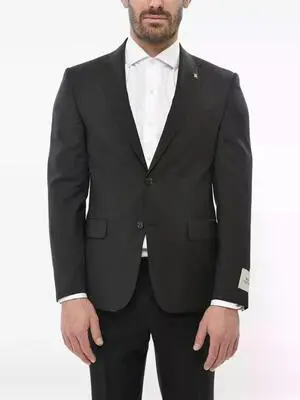 Corneliani Single-breasted Flap-pocket Blazer - Grey