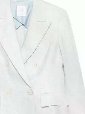 Eleventy Double-breasted Peak-lapel Blazer