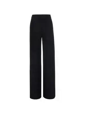 Norma Kamali Bias High-waisted Palazzo Pants - Black