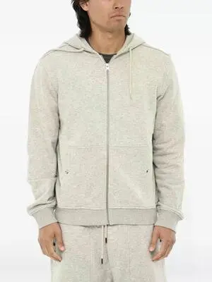 Woolrich Embroidered Logo-patch Hoodie - Grey