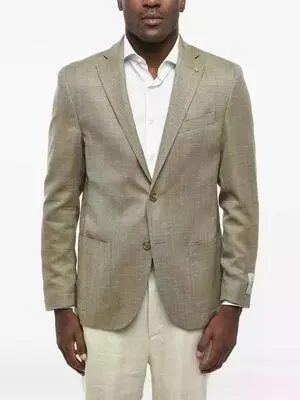Corneliani Herringbone Single-breasted Blazer - Neutrals