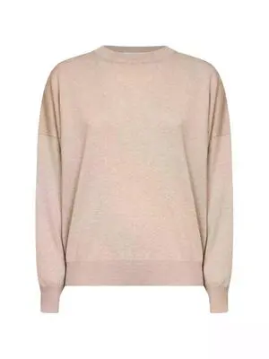 Brunello Cucinelli Monili-trimmed Cashmere Sweater