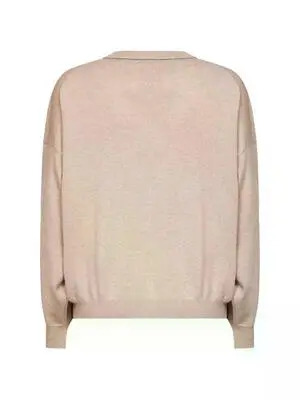 Brunello Cucinelli Monili-trimmed Cashmere Sweater