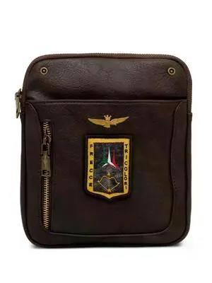 AERONAUTICA MILITARE Logo Patch Zip-fastening Belt Bag - Brown