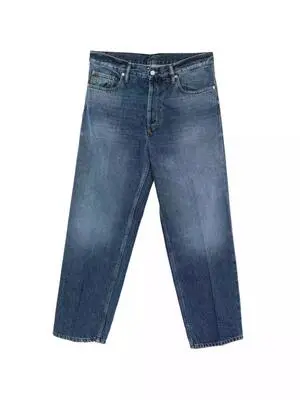 NINE:INTHE:MORNING Faded-effect Straight-leg Jeans - Blue