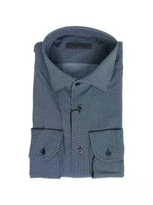 Corneliani Patterned Stretch Shirt