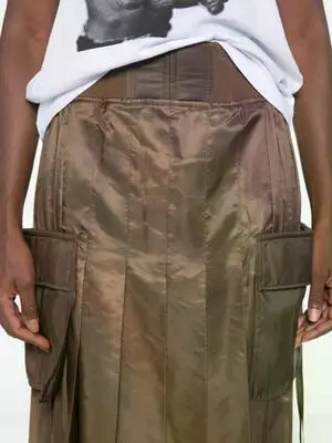 Sacai Pleated Midi Skirt