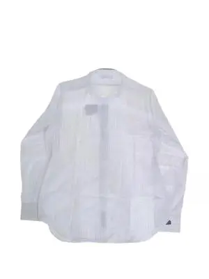 Corneliani Striped French-collar Shirt