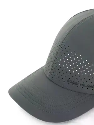 Boggi Milano Peaked Cap In Technical Fabric - Green