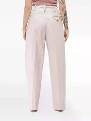 SUPER BLOND Pleated Wide-leg Trousers