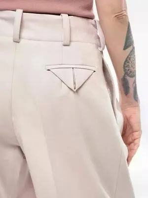 SUPER BLOND Pleated Wide-leg Trousers