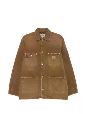 Carhartt Work In Progress Chore Logo-patch Jacket - Brown