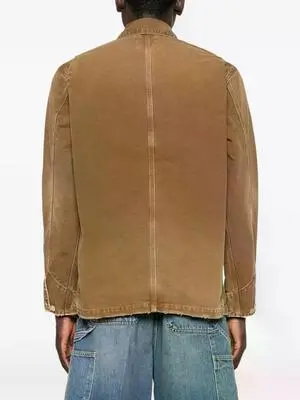 Carhartt Work In Progress Chore Logo-patch Jacket - Brown