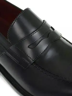 Corneliani Penny-slot Leather Loafers