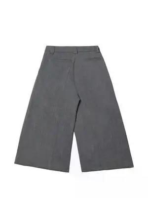 THELATEST E-dakota 3120 Pleated Wide-leg Trousers - Grey