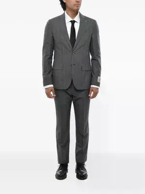 Corneliani Single-breasted Checked Suit
