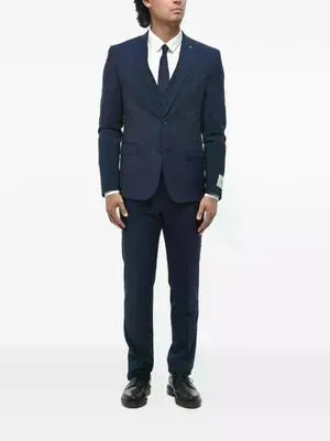 Corneliani Three-piece Single-breasted Suit - Blue