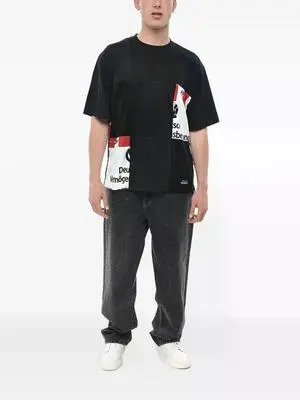 CHILDREN OF THE DISCORDANCE Patchwork Logo-print T-shirt