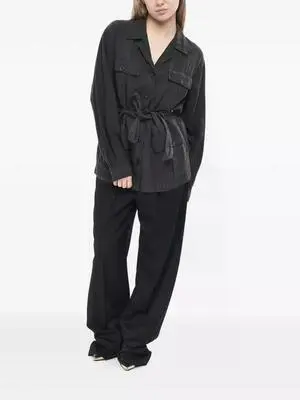 Aspesi Belted Four-pocket Blouse