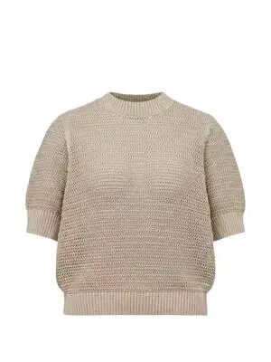 DRYKORN Chunky-knit Short-sleeve Sweater - Neutrals