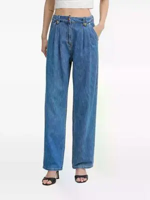 Luisa Spagnoli Allieva Pleated-waistband Jeans - Blue