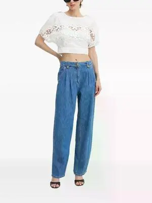Luisa Spagnoli Allieva Pleated Waistband Jeans