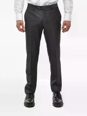 Corneliani Academy Pinstripe-pattern Trousers - Grey