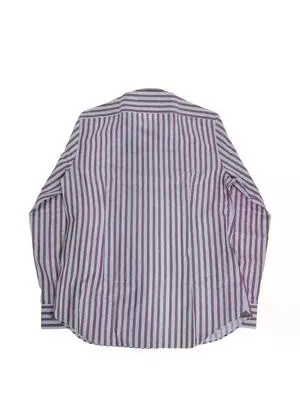 Corneliani Striped French-collar Shirt