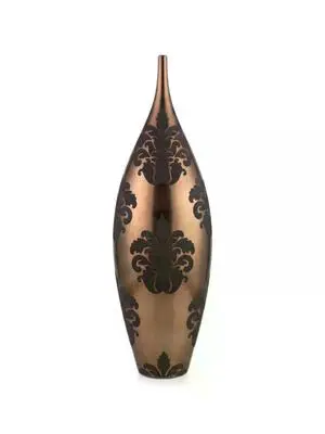 ENZO DE GASPERI Damasco Decorative Vase - Brown