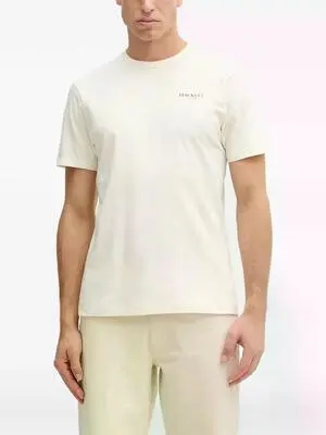 HACKETT LONDON Logo-print Short-sleeve T-shirt - Neutrals