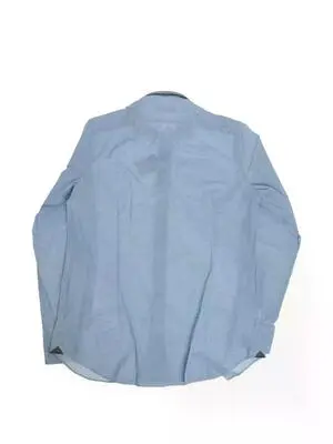 Corneliani French-collar Washed-effect Shirt
