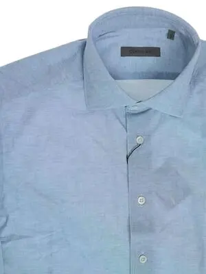 Corneliani French-collar Washed-effect Shirt