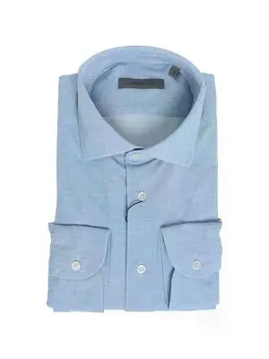Corneliani French-collar Washed-effect Shirt