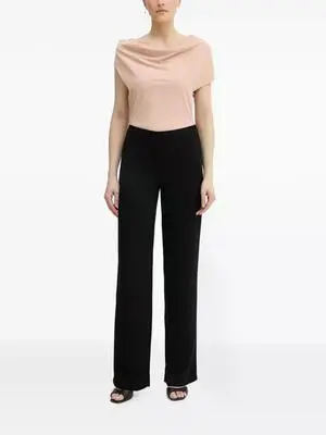 Luisa Spagnoli Crepe Straight-leg Trousers