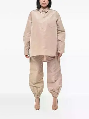 SUPER BLOND Silk Organza Balloon Trousers