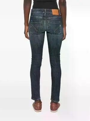 DONDUP Monroe Faded Wash Skinny Jeans