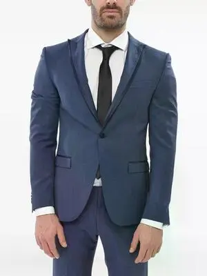 Corneliani Reset Satin Ceremony Suit - Blue