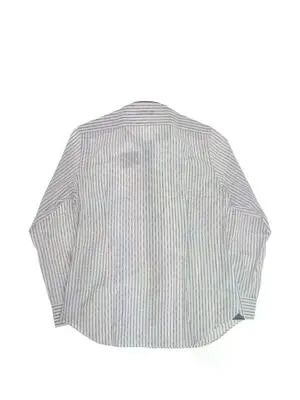 Corneliani Striped French-collar Shirt
